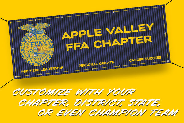 Custom FFA Chapter Vinyl Banner - Next Level Livestock Camps